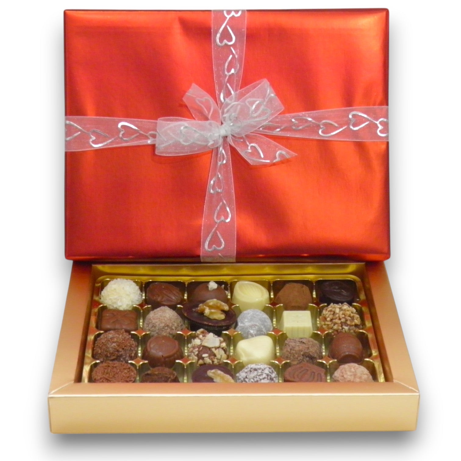 Hamiltons Luxury Premium 24-Piece Valentines Day Chocolate Gift Box