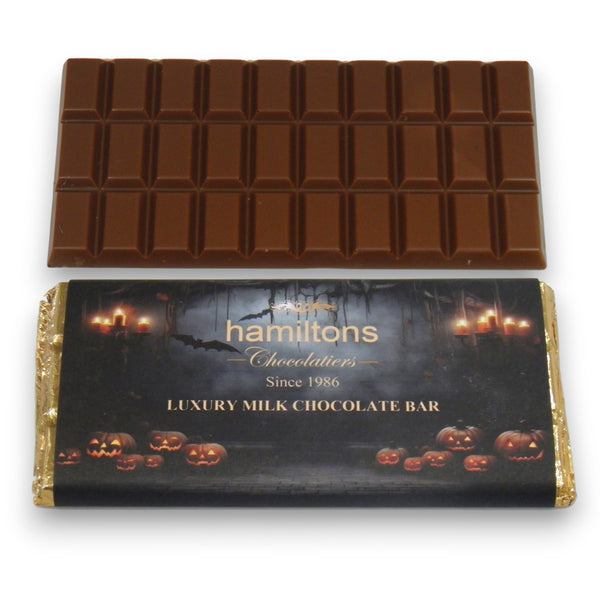 Halloween Belgian Milk Chocolate Bar | Hamiltons Chocolates UK