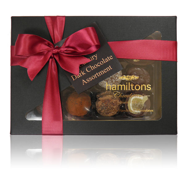 Luxurious 12-Piece Dark Chocolate Selection | Hamiltons Chocolates UK