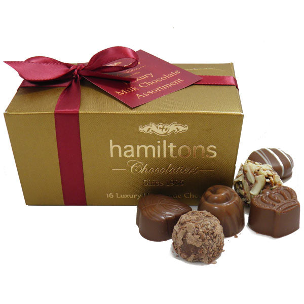 Assorted Milk Chocolate Box | 16 Handcrafted Treats - Hamiltons ...