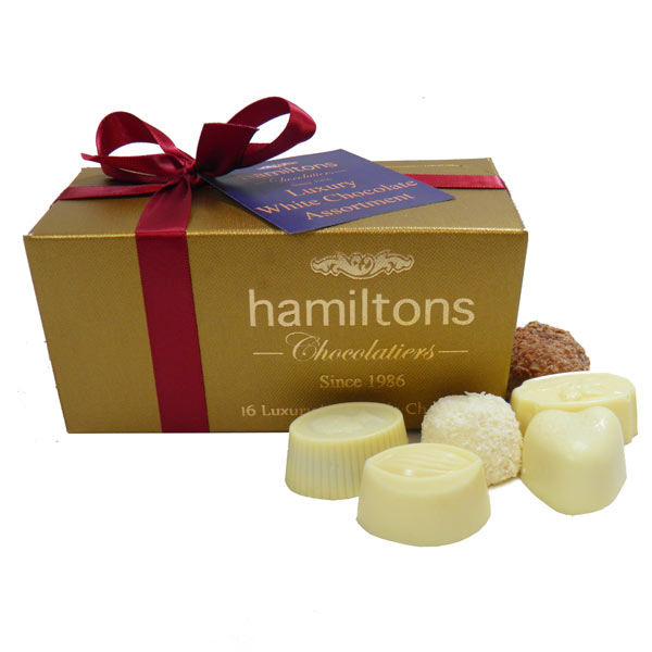Handmade White Chocolate Selection | 16 Exquisite Treats | Hamiltons ...