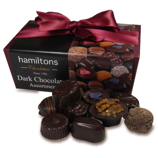 Luxurious 24-Piece Handmade Dark Chocolate Selection | Hamiltons ...