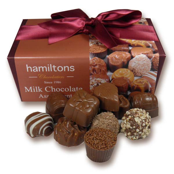 Luxury 24 Piece Handmade Milk Chocolate Selection | Hamiltons Chocolates UK