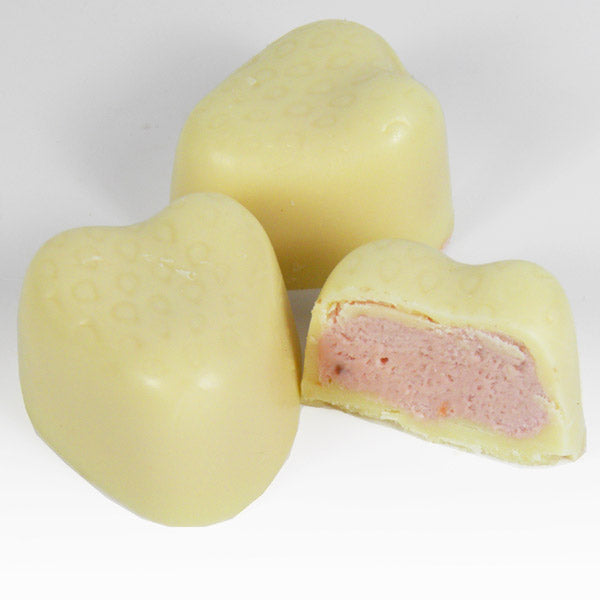 Luxurious White Chocolate Strawberry Cream | Hamiltons Chocolates UK